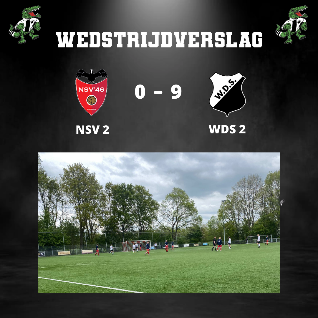 Wedstrijdverslag NSV 2 - WDS 2 | Voetbalvereniging WDS